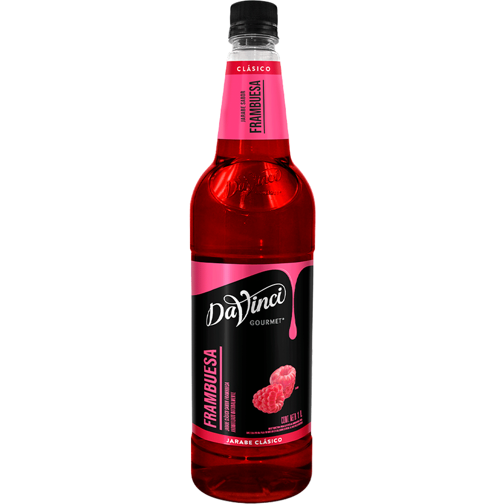 DAVINCI RASPBERRY SYRUP 1 LITER BOTTLE